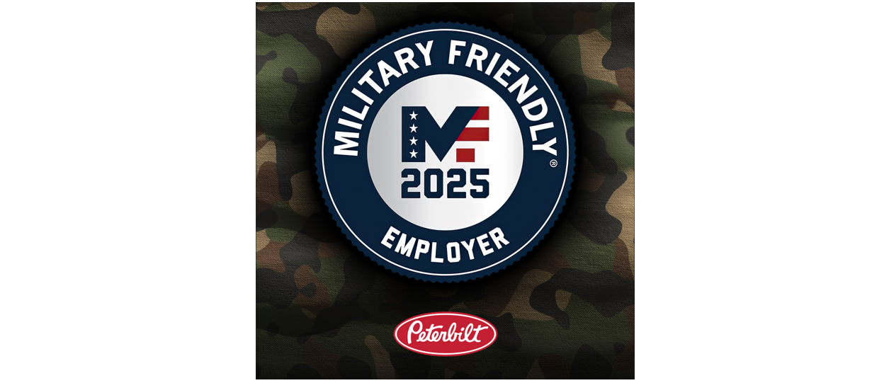 Peterbilt Recognized as 2025 Military Friendly® Employer, Demonstrating ...